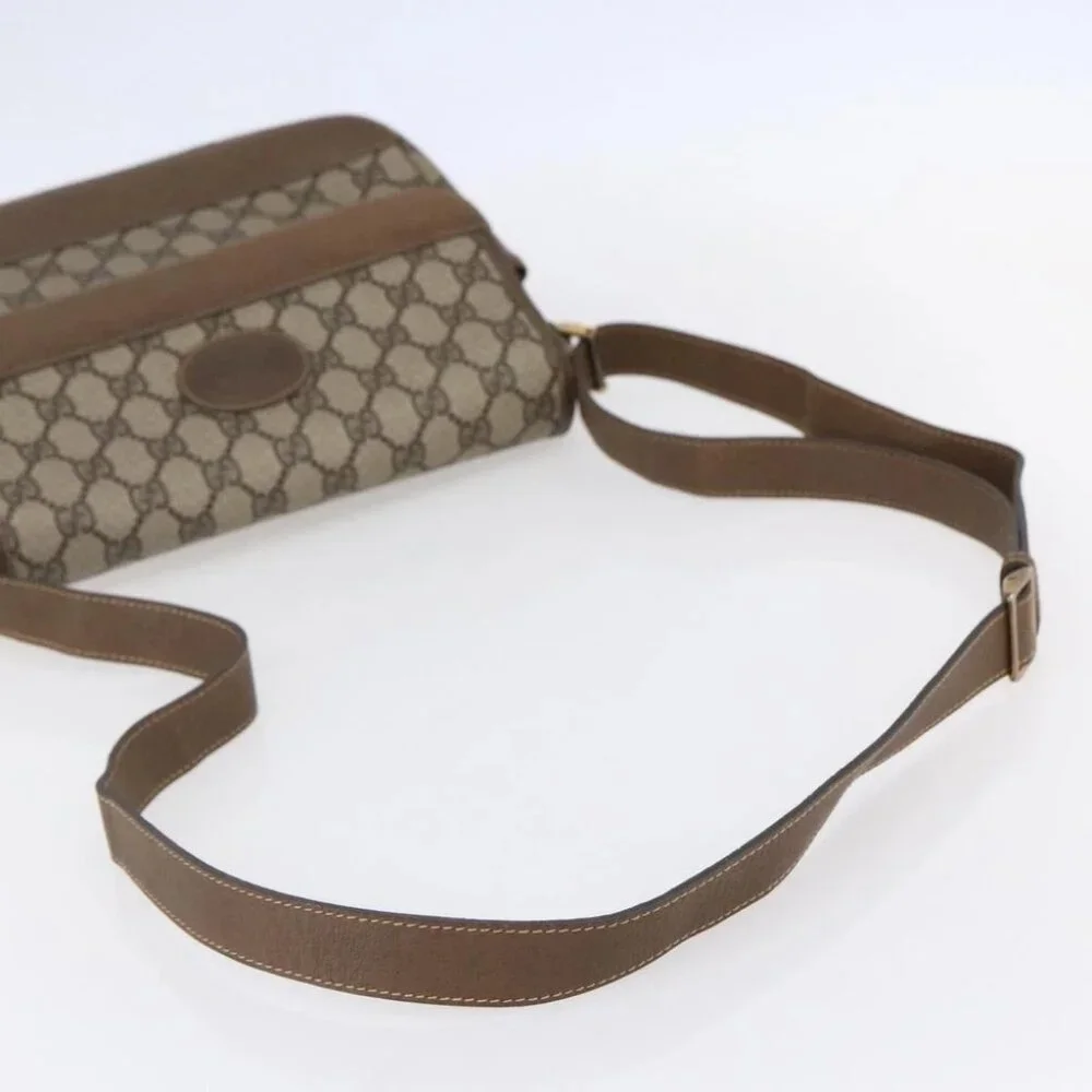 Gucci | Bags | Gucci Gg Supreme Shoulder Bag Pvc Leather Beige Gold ...